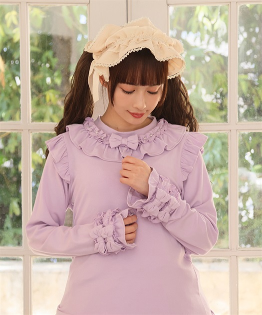 フリルリボンカットプル | kawaii | axes femme online shop フリルリボンカットプル | kawaii | axes femme online shop