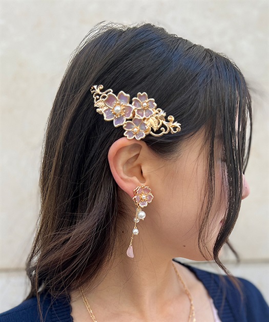 桜モチーフヘアクリップ | outlet | axes femme online shop 桜モチーフヘアクリップ | outlet | axes femme online shop