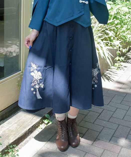 ジャスミン刺繍スカート | レディース服・レディース ジャスミン刺繍スカート | レディース服・レディース