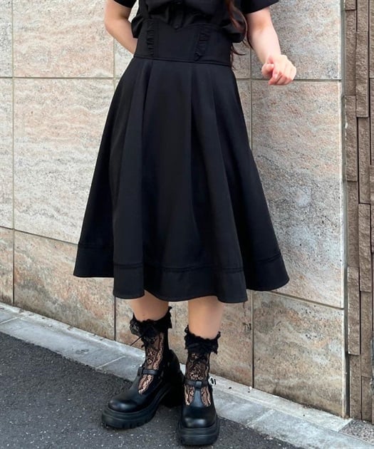 サス付サーキュラースカート | レディース服・レディース サス付サーキュラースカート | レディース服・レディース