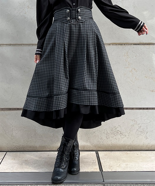 ダブル釦フィッシュテールスカート | 衣料 | axes femme online shop ダブル釦フィッシュテールスカート | 衣料 | axes femme online shop