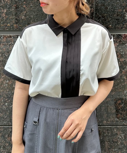 バックプリーツシャツ | outlet | axes femme online shop バックプリーツシャツ | outlet | axes femme online shop