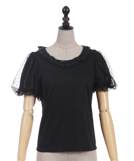 チュールフリルカットソー | outlet | axes femme online shop チュールフリルカットソー | outlet | axes femme online shop