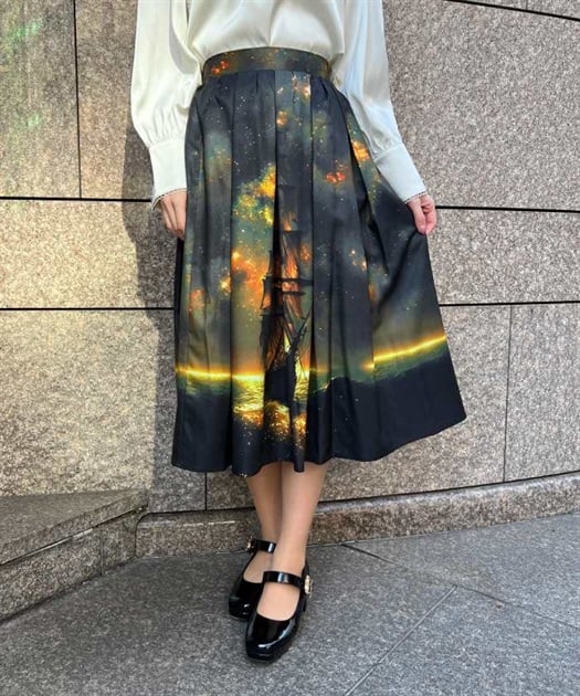 海賊船柄ロングスカート【期間限定価格】 | outlet | axes femme 海賊船柄ロングスカート【期間限定価格】 | outlet | axes femme