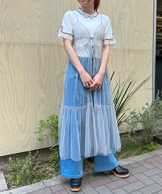 前後2WAYチュールキャミ【期間限定価格】 | outlet | axes 前後2WAYチュールキャミ【期間限定価格】 | outlet | axes