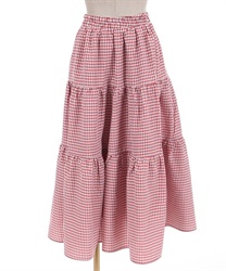 ギンガムチェックロングスカート | outlet | axes femme online shop ギンガムチェックロングスカート | outlet | axes femme online shop