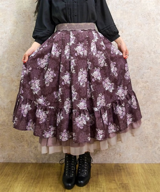 グランブーケ柄スカート | axes femme | axes femme online shop グランブーケ柄スカート | axes femme | axes femme online shop