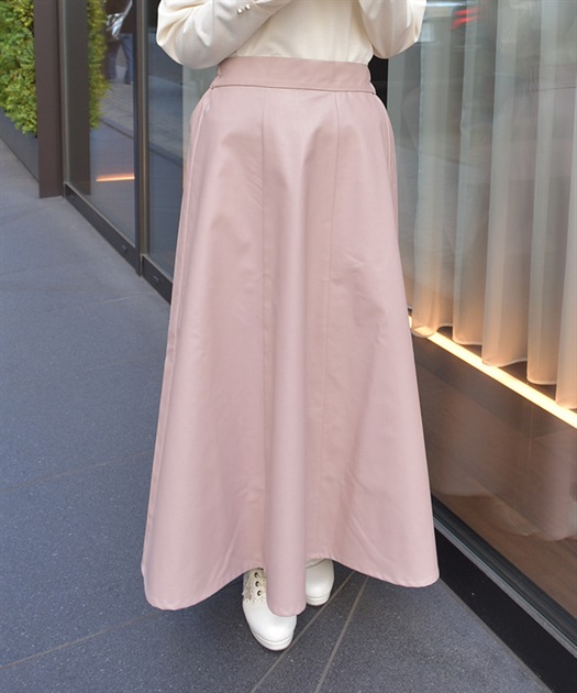 合皮素材フレアスカート | 衣料 | axes femme online shop 合皮素材フレアスカート | 衣料 | axes femme online shop