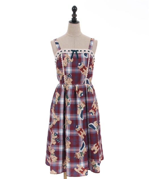 ロイヤルベアーズ柄ジャンスカ | outlet | axes femme online shop ロイヤルベアーズ柄ジャンスカ | outlet | axes femme online shop