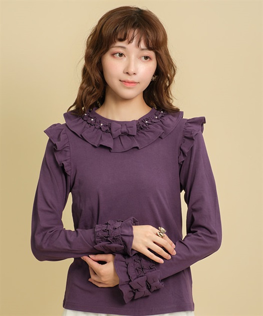 フリルリボンカットプル | kawaii | axes femme online shop フリルリボンカットプル | kawaii | axes femme online shop