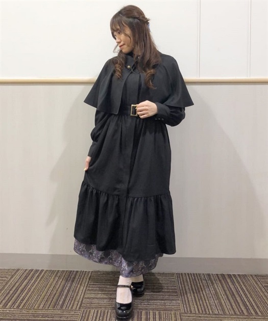 ケープ付インバネス風コート | outlet | axes femme online shop ケープ付インバネス風コート | outlet | axes femme online shop