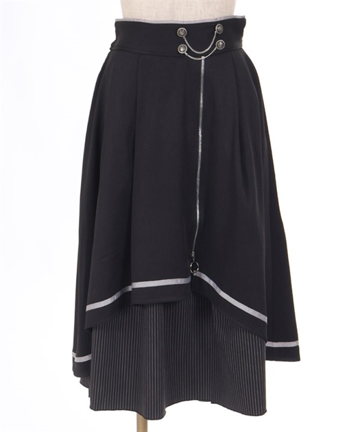 チェーンファスナー付スカート | レディース服・レディース チェーンファスナー付スカート | レディース服・レディース