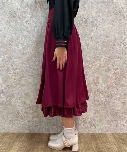 刺繍入りベルト装飾スカート【期間限定価格】 | outlet | axes 刺繍入りベルト装飾スカート【期間限定価格】 | outlet | axes