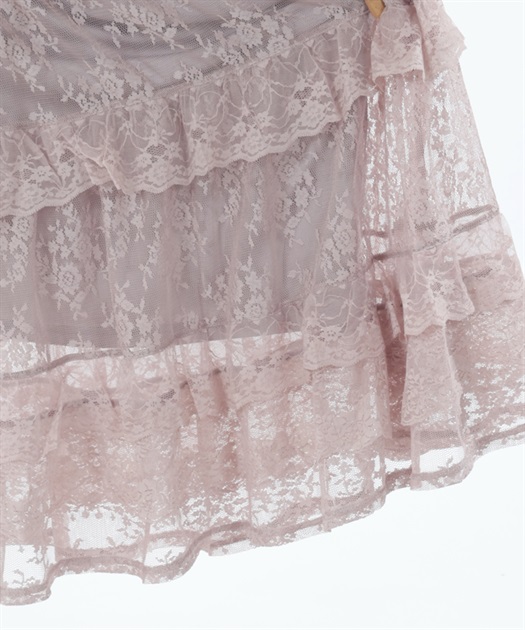 編上レースティアードスカート | axes femme | axes femme 編上レースティアードスカート | axes femme | axes femme
