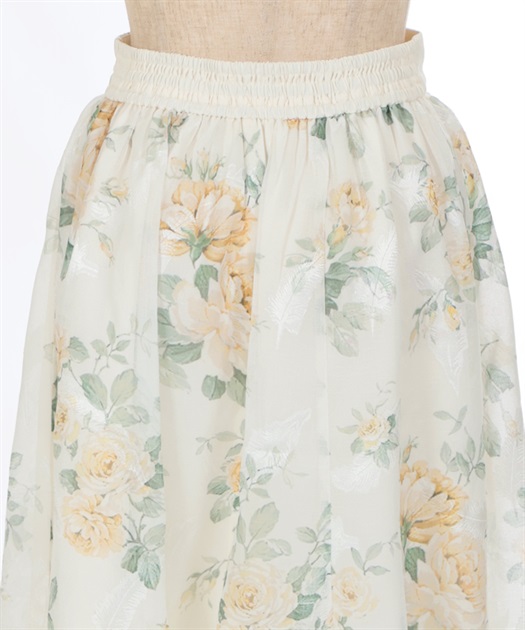 花柄シアージャカードスカート | outlet | axes femme online shop 花柄シアージャカードスカート | outlet | axes femme online shop