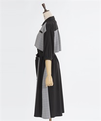 チェック×パッチワークワンピース | レディース服・レディース チェック×パッチワークワンピース | レディース服・レディース