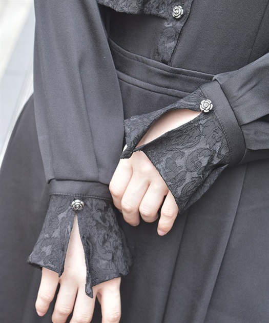 ジャカード切替ティアードワンピース | レディース服 ジャカード切替ティアードワンピース | レディース服