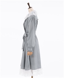 レース襟付トレンチコート | axes femme | axes femme online shop レース襟付トレンチコート | axes femme | axes femme online shop