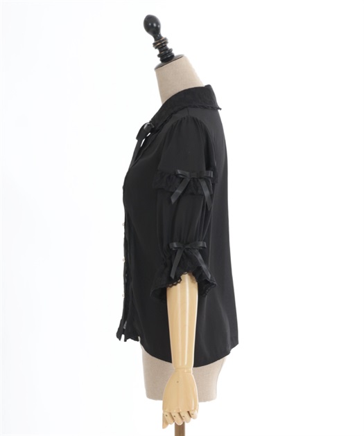 レース襟リボン付ブラウス | kawaii | axes femme online shop レース襟リボン付ブラウス | kawaii | axes femme online shop