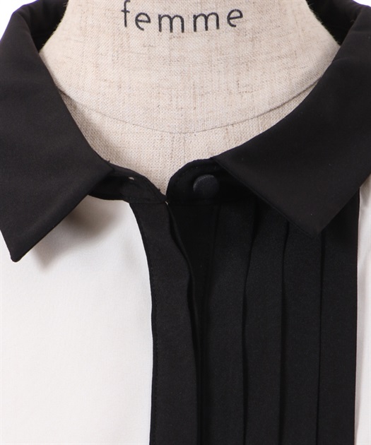 バックプリーツシャツ | outlet | axes femme online shop バックプリーツシャツ | outlet | axes femme online shop