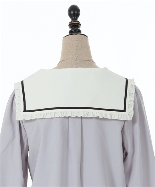チェックリボン付セーラーブラウス | 衣料 | axes femme online shop チェックリボン付セーラーブラウス | 衣料 | axes femme online shop