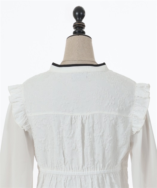 チャイナバタフライ刺繍ブラウス | outlet | axes femme online shop チャイナバタフライ刺繍ブラウス | outlet | axes femme online shop