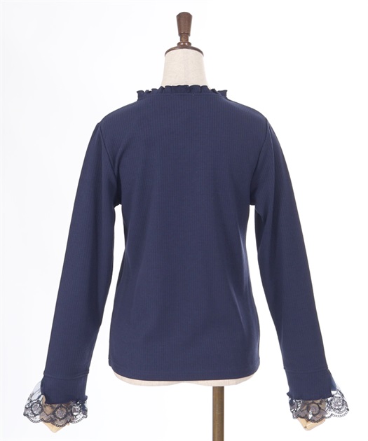 カラーチュールレースリブプルオーバー | axes femme | axes カラーチュールレースリブプルオーバー | axes femme | axes