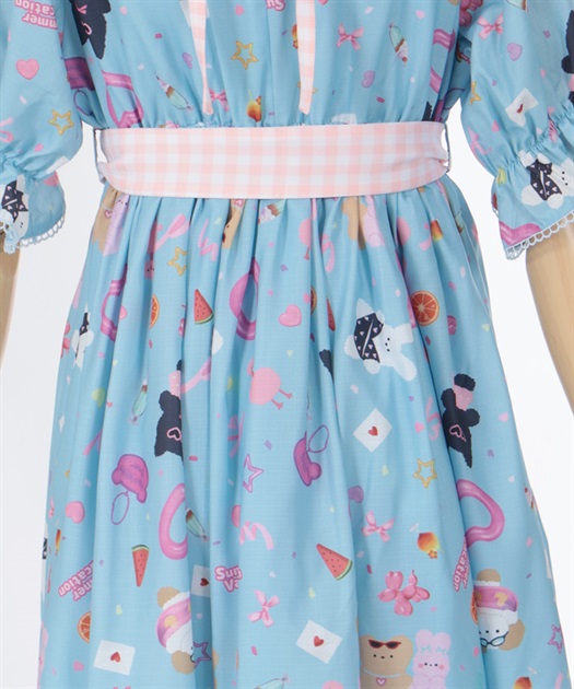 ハッピーバカンス柄ワンピース | レディース服・レディース ハッピーバカンス柄ワンピース | レディース服・レディース