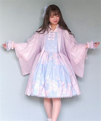 桜柄シアー着物風羽織 | レディース服・レディースファッション 桜柄シアー着物風羽織 | レディース服・レディースファッション