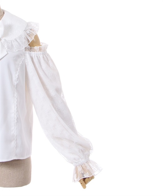 ブルーミングレースブラウス | outlet | axes femme online shop ブルーミングレースブラウス | outlet | axes femme online shop