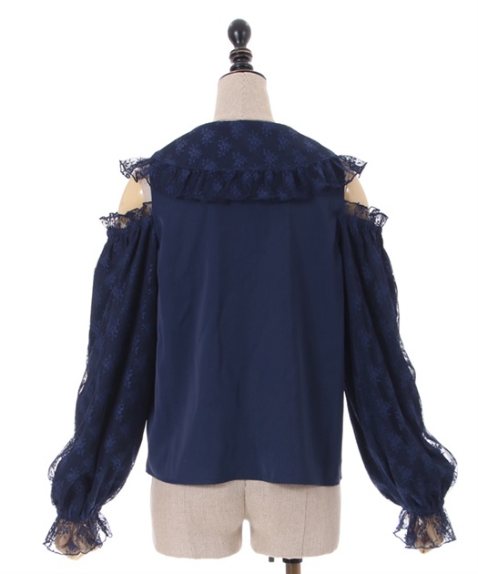 ブルーミングレースブラウス | outlet | axes femme online shop ブルーミングレースブラウス | outlet | axes femme online shop