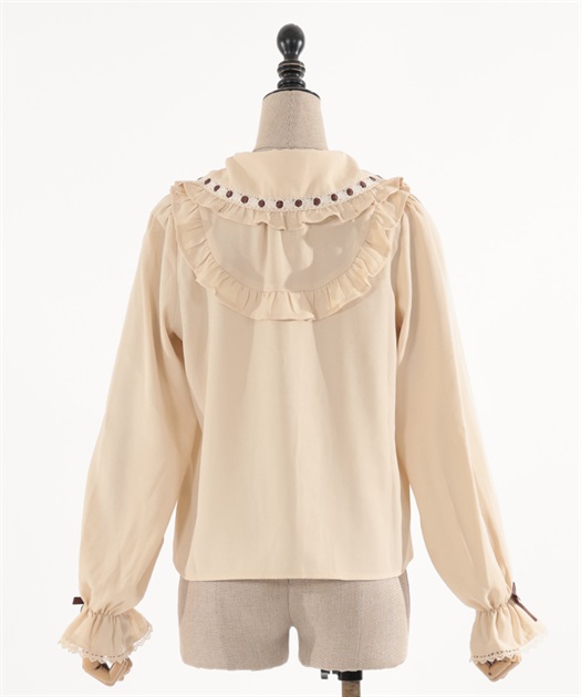 梯子レース丸襟ブラウス | kawaii | axes femme online shop 梯子レース丸襟ブラウス | kawaii | axes femme online shop