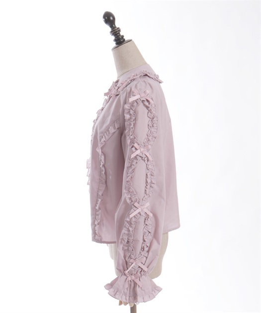 フリルブラウス【受注生産】 | Chalmiere │ axes femme onlineshop フリルブラウス【受注生産】 | Chalmiere │ axes femme onlineshop
