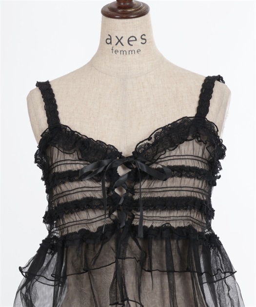 フリルチュールビスチェ | outlet | axes femme online shop フリルチュールビスチェ | outlet | axes femme online shop