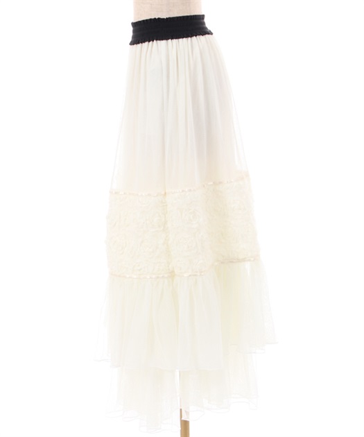 シフォンローズチュールスカート | outlet | axes femme online shop シフォンローズチュールスカート | outlet | axes femme online shop