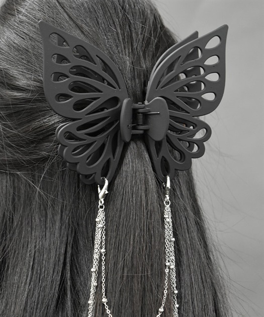 マットカラー蝶ヘアークリップ | POETIQUE | axes femme online shop マットカラー蝶ヘアークリップ | POETIQUE | axes femme online shop