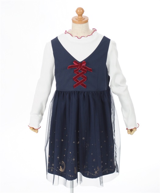 kidsネコ×星空箔プリントワンピース | outlet | axes femme kidsネコ×星空箔プリントワンピース | outlet | axes femme