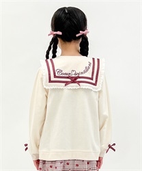 ロゴ刺繍セーラー襟ブルゾン | レディース服・レディース ロゴ刺繍セーラー襟ブルゾン | レディース服・レディース