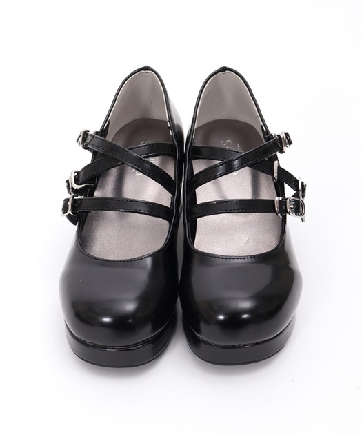 3連ストラップおでこパンプス | axes femme | axes femme 3連ストラップおでこパンプス | axes femme | axes femme