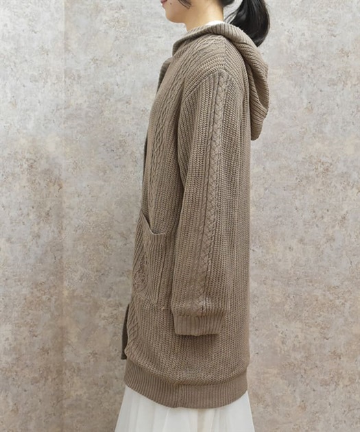 裏ボアニットコーディガン | outlet | axes femme online shop 裏ボアニットコーディガン | outlet | axes femme online shop