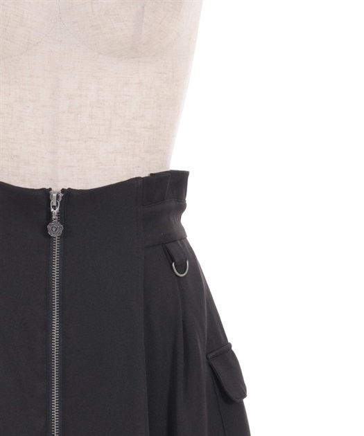 ポケット付フロントジップスカート | outlet | axes femme ポケット付フロントジップスカート | outlet | axes femme