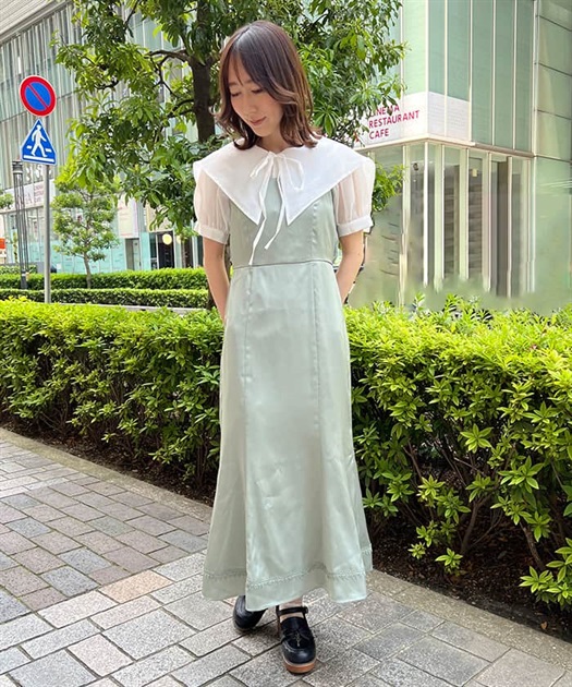 シアーブラウスセットワンピース | outlet | axes femme online shop シアーブラウスセットワンピース | outlet | axes femme online shop