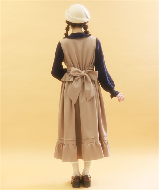 W釦ペプラムドッキングジャンスカ | レディース服・レディース W釦ペプラムドッキングジャンスカ | レディース服・レディース
