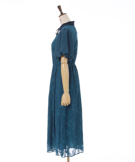 バルーン袖レースワンピース | outlet | axes femme online shop バルーン袖レースワンピース | outlet | axes femme online shop