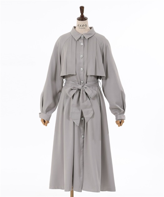 後レースアップトレンチコート | outlet | axes femme online shop 後レースアップトレンチコート | outlet | axes femme online shop