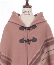 サイドラインチェックポンチョ | axes femme | axes femme サイドラインチェックポンチョ | axes femme | axes femme