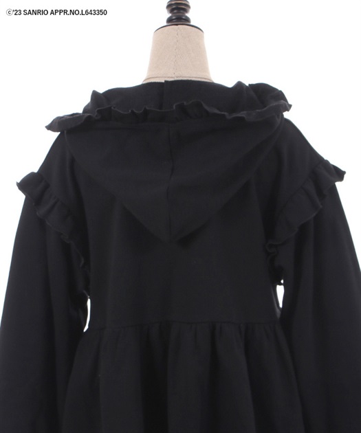 クロミ/刺繍ロングパーカー | outlet | axes femme online shop クロミ/刺繍ロングパーカー | outlet | axes femme online shop