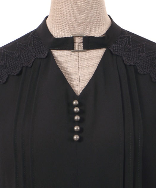 チョーカーデザインブラウス | outlet | axes femme online shop チョーカーデザインブラウス | outlet | axes femme online shop