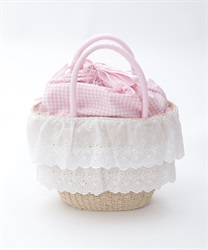 いちごあみぐるみ付カゴバッグ【受注生産】 | kawaii | axes いちごあみぐるみ付カゴバッグ【受注生産】 | kawaii | axes
