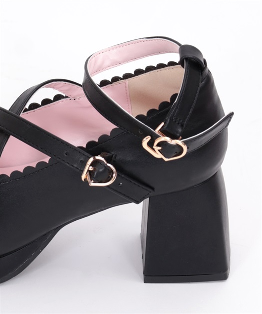 梯子レーススカラップパンプス | kawaii | axes femme online shop 梯子レーススカラップパンプス | kawaii | axes femme online shop